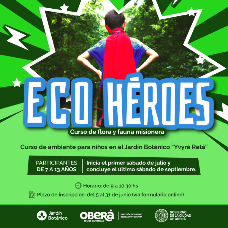 Eco Héroes: un curso para aprender sobre la flora y fauna misionera - Oberá