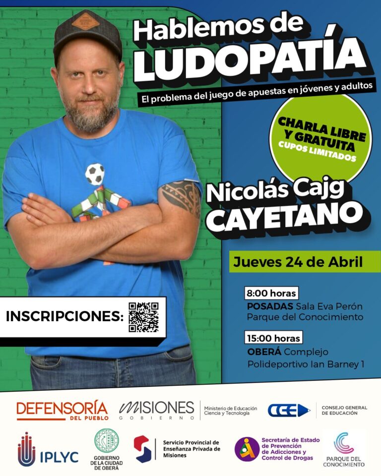 Hablemos de ludopatía - Oberá