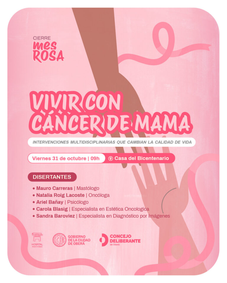 Charla “Vivir con Cáncer de Mama” - Oberá